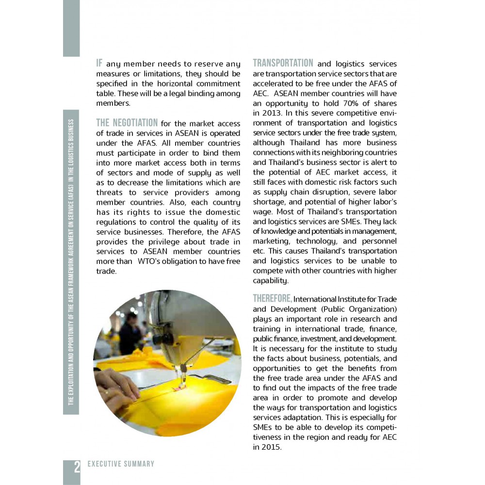 The Exploitation And Opportunity Of The Asean Framework Agreement On 