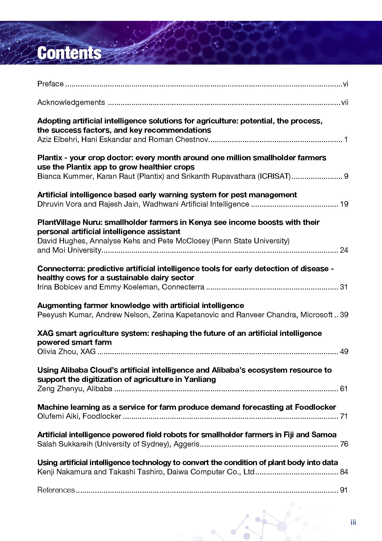 DIGITAL AGRICULTURE IN ACTION ARTIFICIAL INTELLIGENCE FOR AGRICULTURE