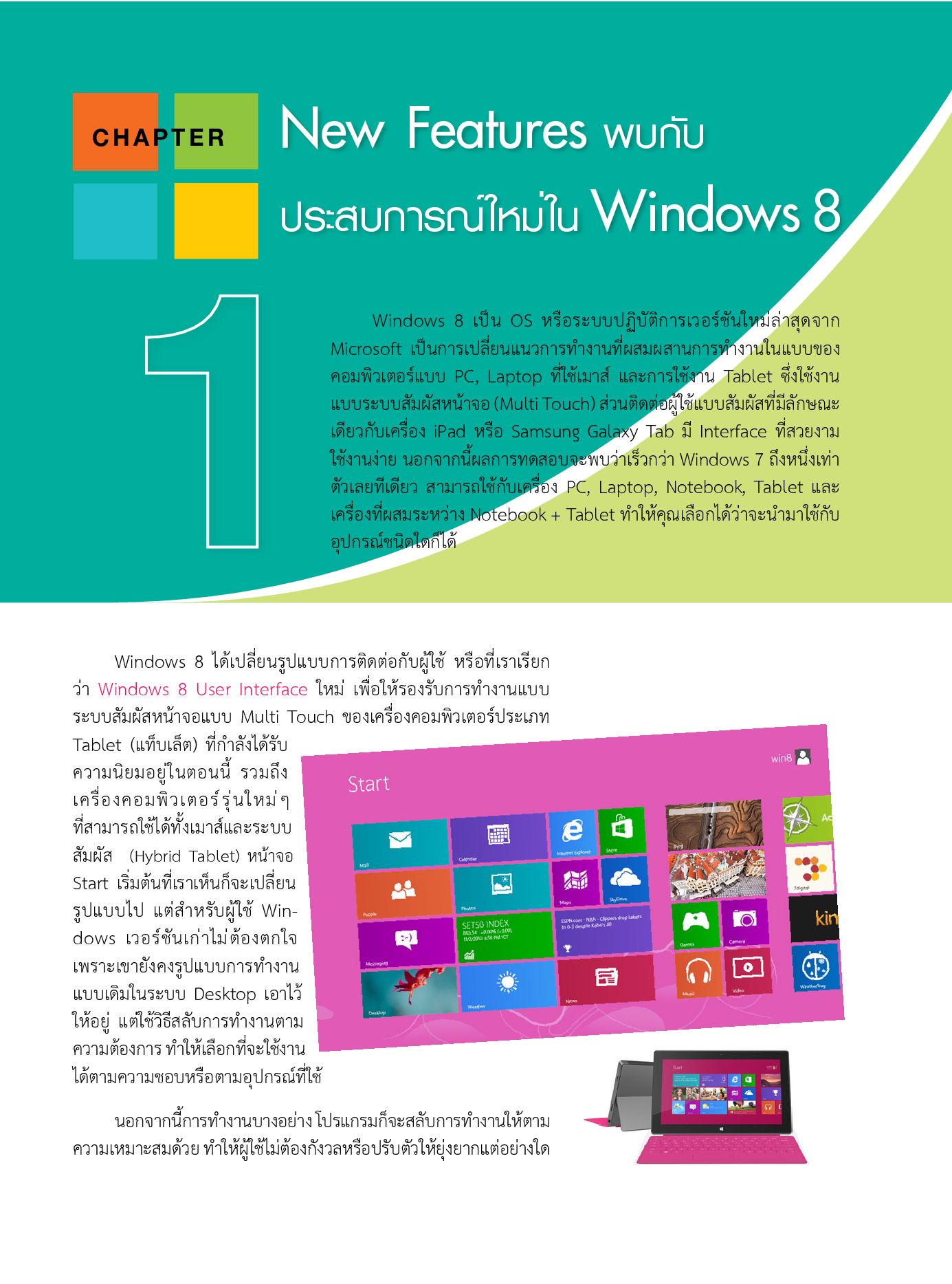 คู่มือ Start Windows 8